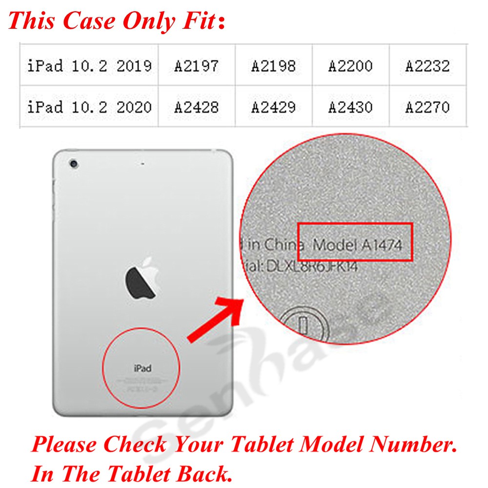 Apple iPad 10.2 inch 2019 2020 7th 8th Gen A2197 A2198 A2200 A2232 ...