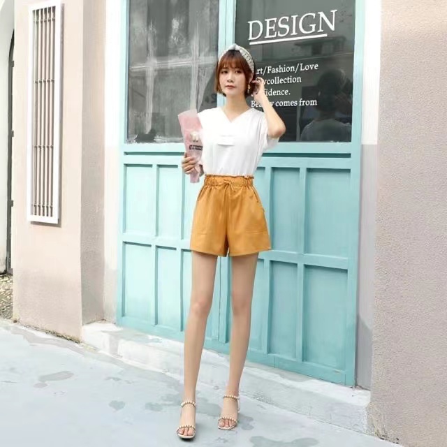 กางเกงขาสั้นแบบใหม่ใส่เย็นสบาย ราคาสวยงามDK098 - paojingjai - ThaiPick