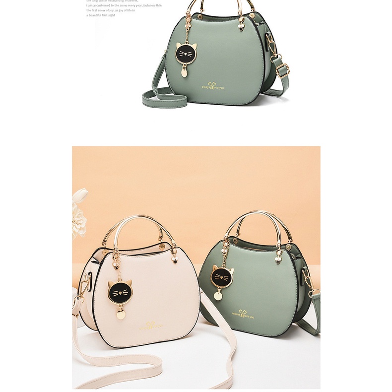 w2022 NEW Cute Kitten Ladies Shoulder Bags Korean Girl Shell Small Bag ...