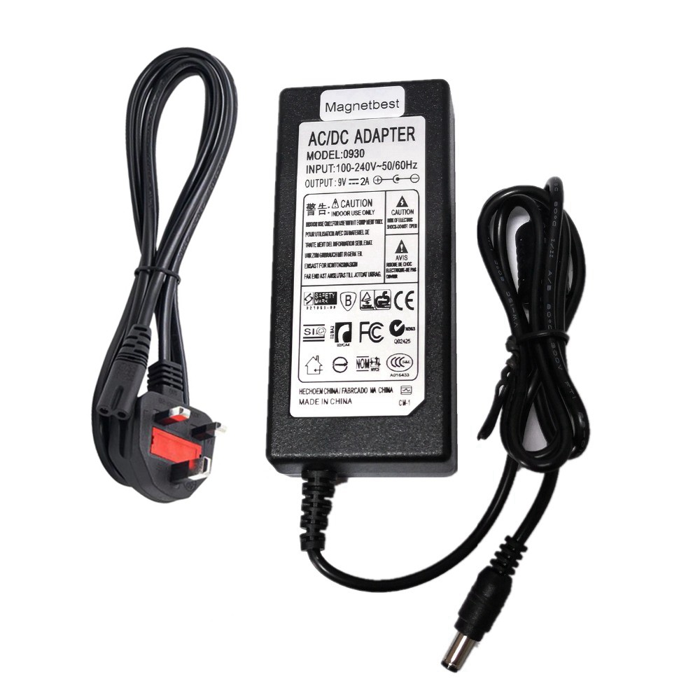 9V 2A Replacement AC DC Adapter Charger for Roland PSB-1U Drum Piano ...