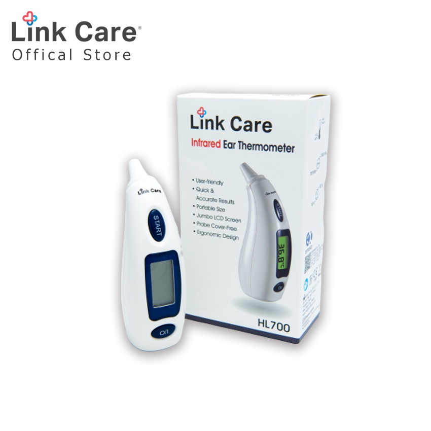 Link Care IR Ear Thermometer เครื่องวัดอุณหภูมิในหูอินฟราเรด - link_care - ThaiPick