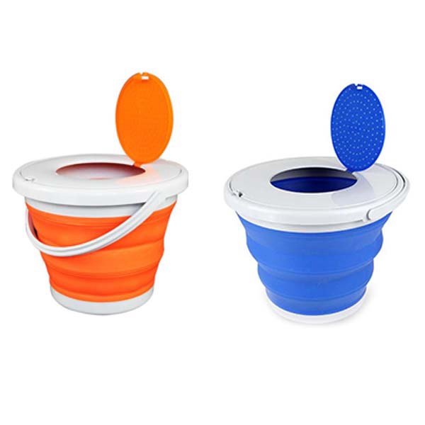 Portable Folding Bucket Foldable Basin Tourism Outdoor Folding Bucket ...