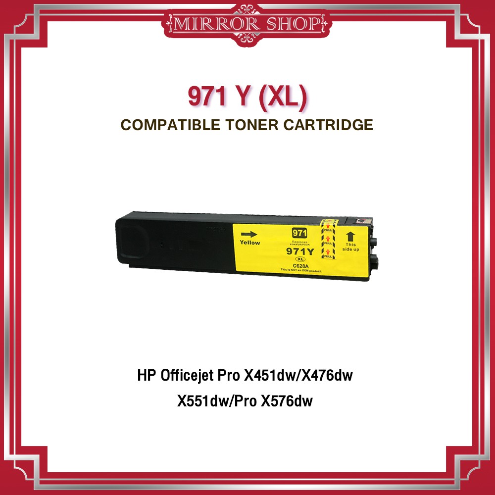 MIRROR หมึกเทียบเท่า HP 970 971 970XL 971XL 970BK971C971M971Y For HP ...