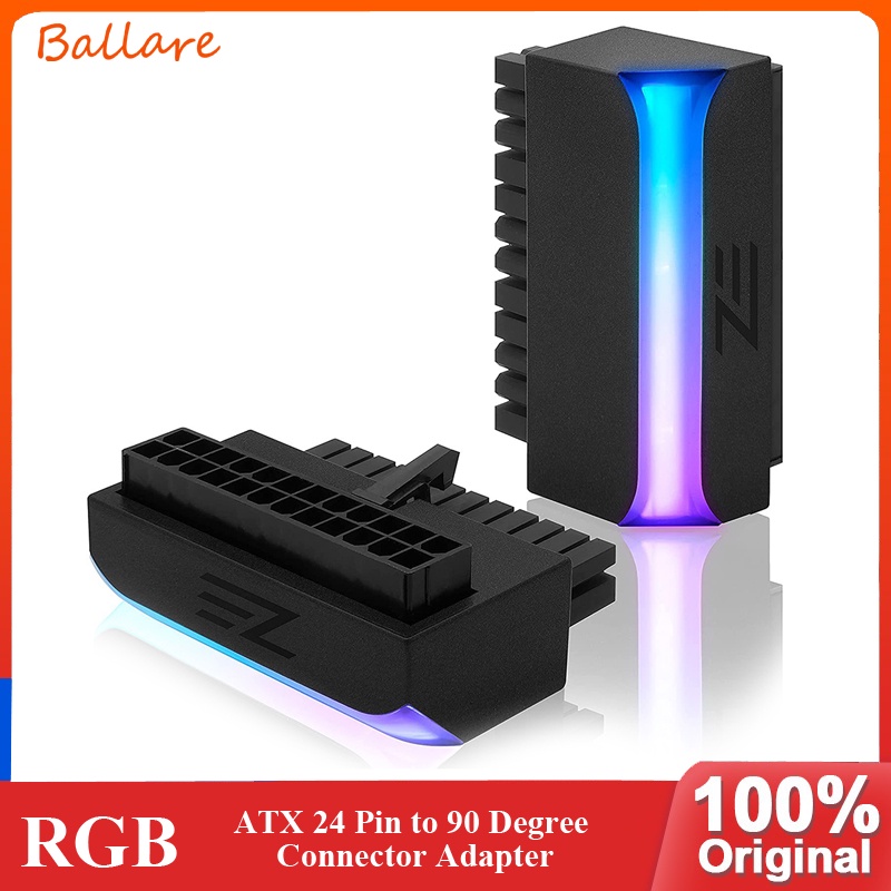 【UPDATE】อะแดปเตอร์ปลั๊กไฟ Rgb (ATX 24 Pin เป็น 90 องศา 5V ARGB DIY ...
