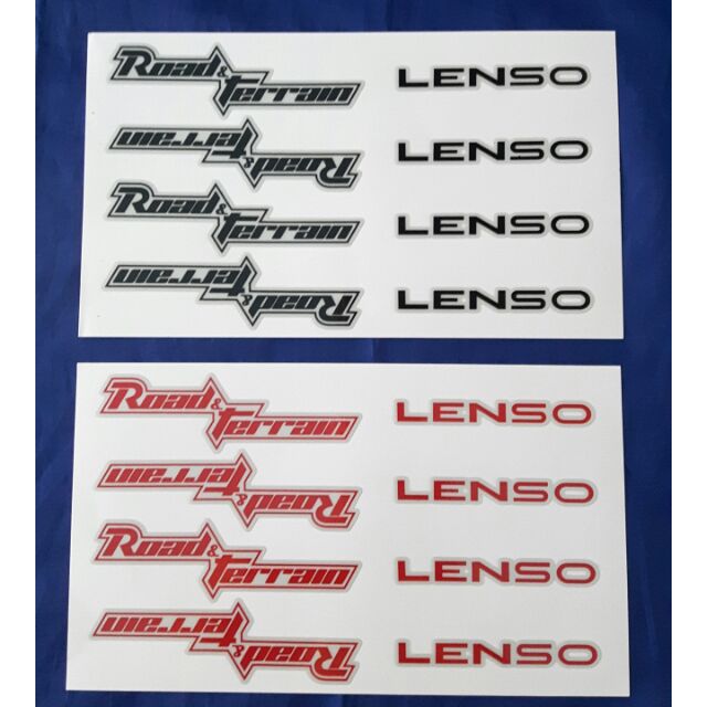 สติ๊กเกอร์แต่งรถสติ๊กเกอร์ติดล้อแม็ค LENSO - jm_sticker - ThaiPick