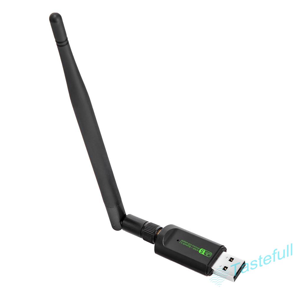 Ttf อะแดปเตอร์การ์ดเครือข่ายไร้สาย 600Mbps Usb Wifi Adapter Lan พร้อม ...