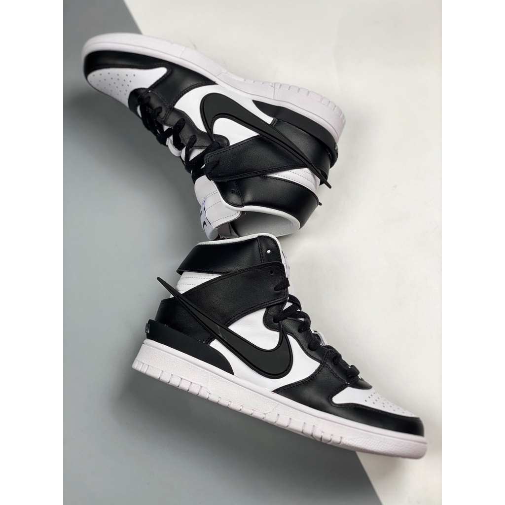 Ambush x SB Dunk High Panda รองเท้าผ้าใบ สําหรับผู้ชาย และผู้หญิง ...