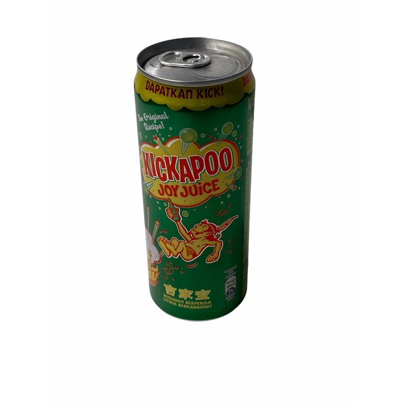 KICKAPOO JOY JUICE คิกคาปู้ เครื่องดื่มนำเข้าจากมาเลเซีย..กระป๋องสี ...