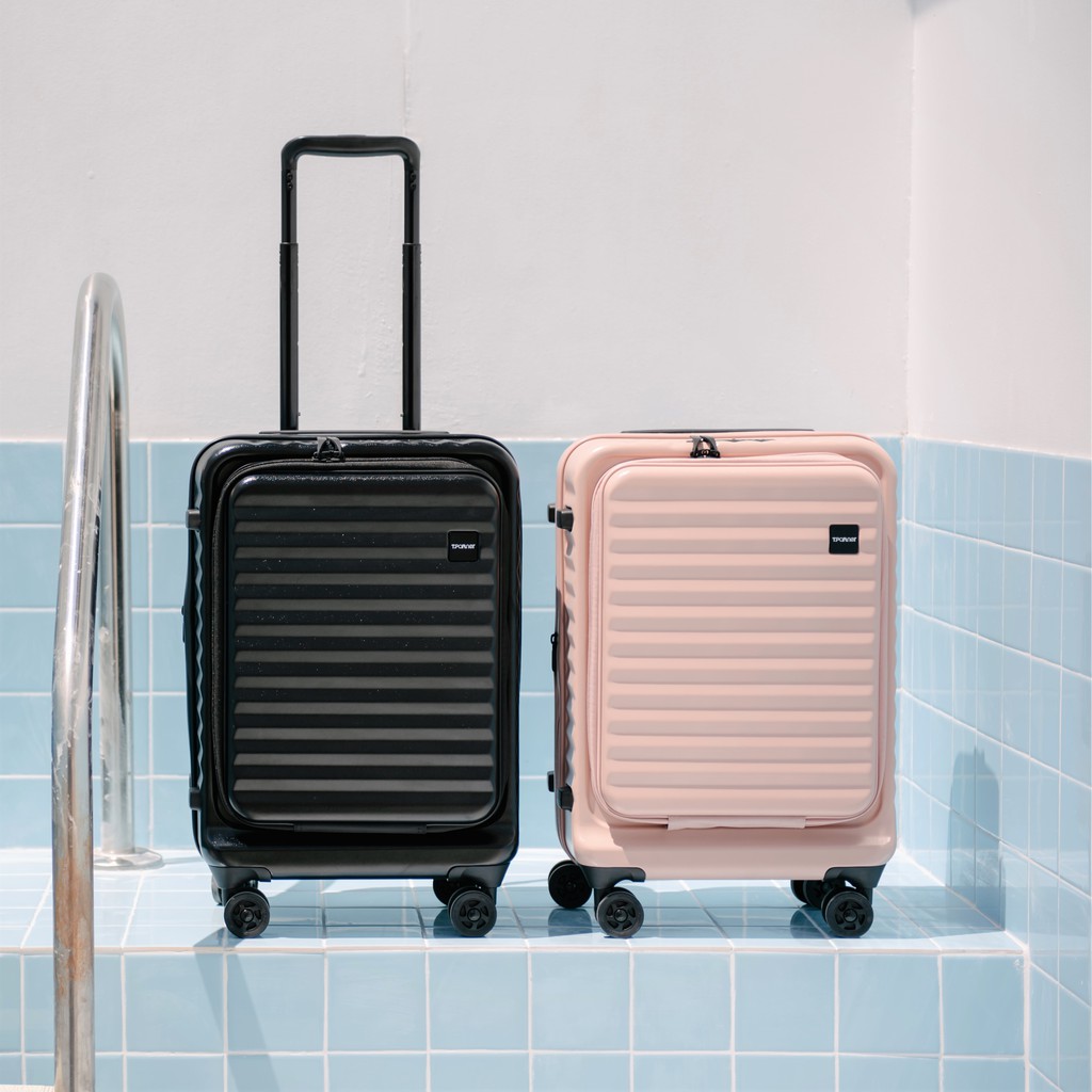 Tpartner กระเป๋าเดินทาง กระเป๋าเดินทางล้อลาก Pro Series เฟรมซิป ฝาเปิด ...