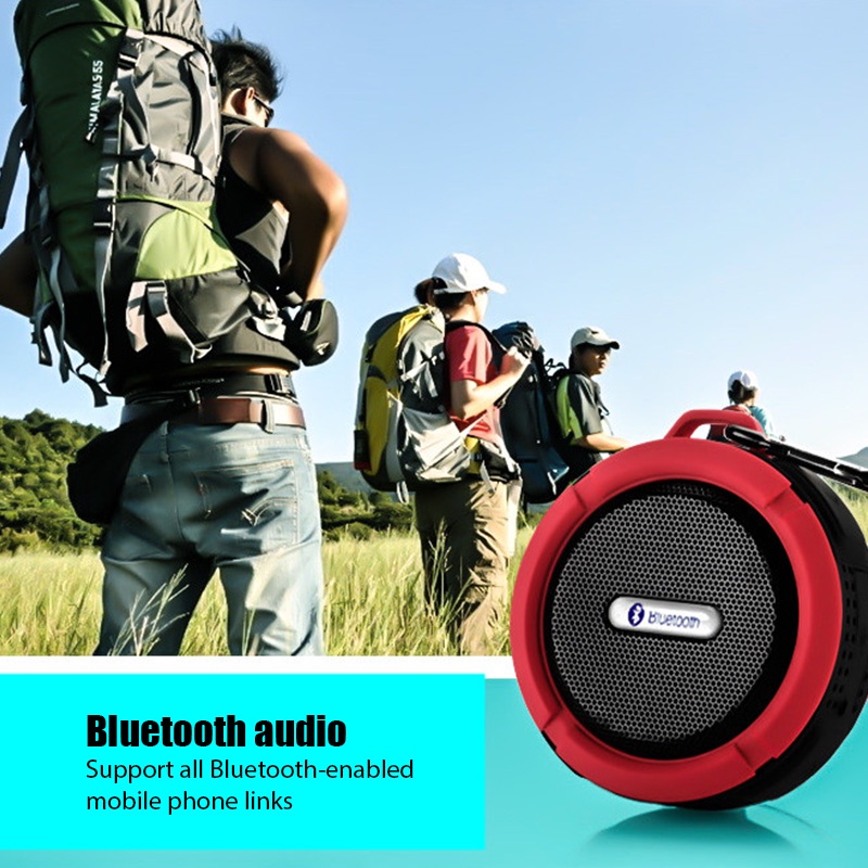 Mini Portable Subwoofer C6 Waterproof Bluetooth Speaker With Big ...