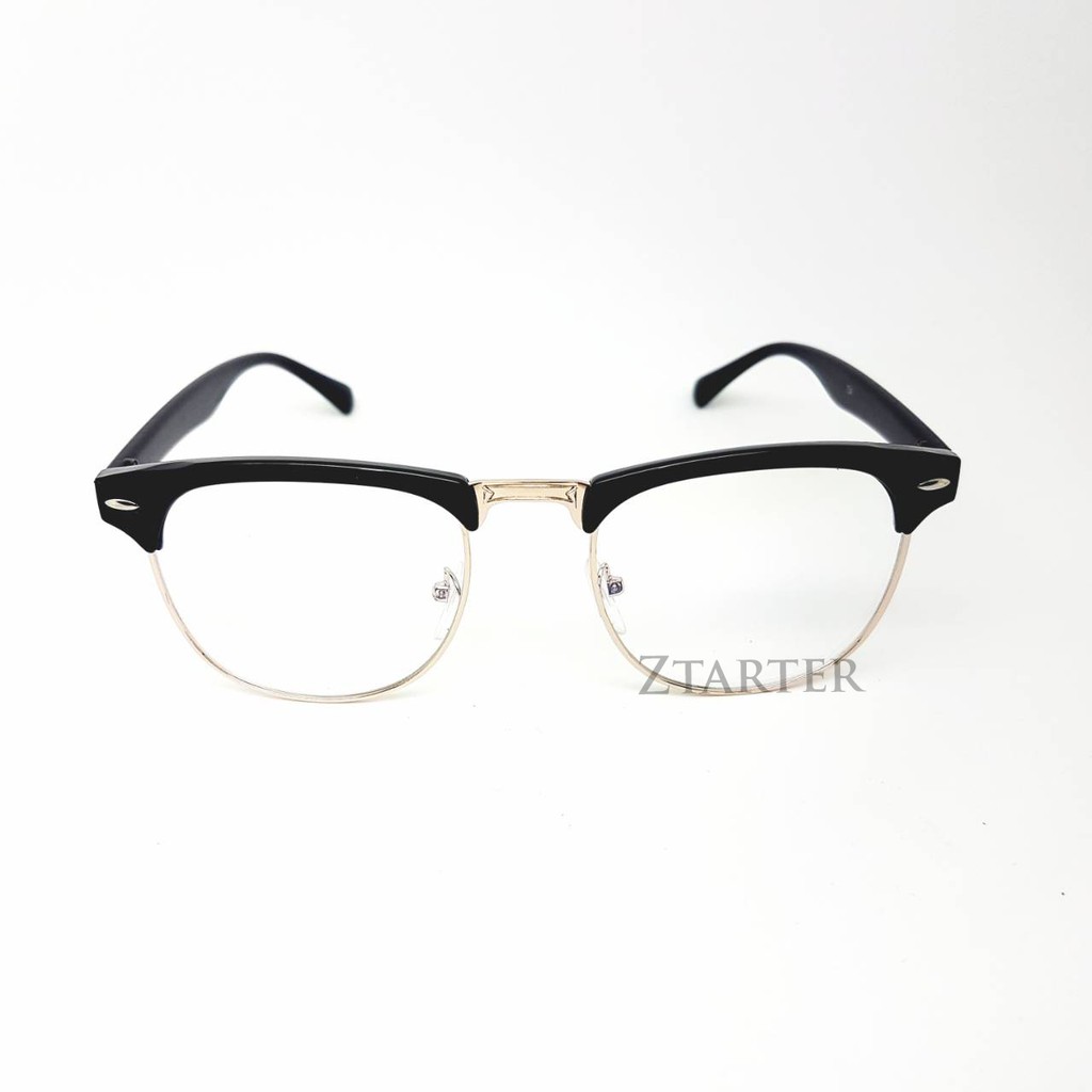 SELF แว่นตา รุ่น SA04 ส่งฟรี Clubmaster ครึ่งกรอบ สำหรับนำไปตัดเลนส์ - selfoptical - ThaiPick