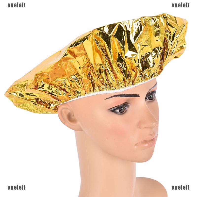 jak Hat Mask Cap Shower Caps One-off Bathing Elastic Aluminum Foil Hair ...