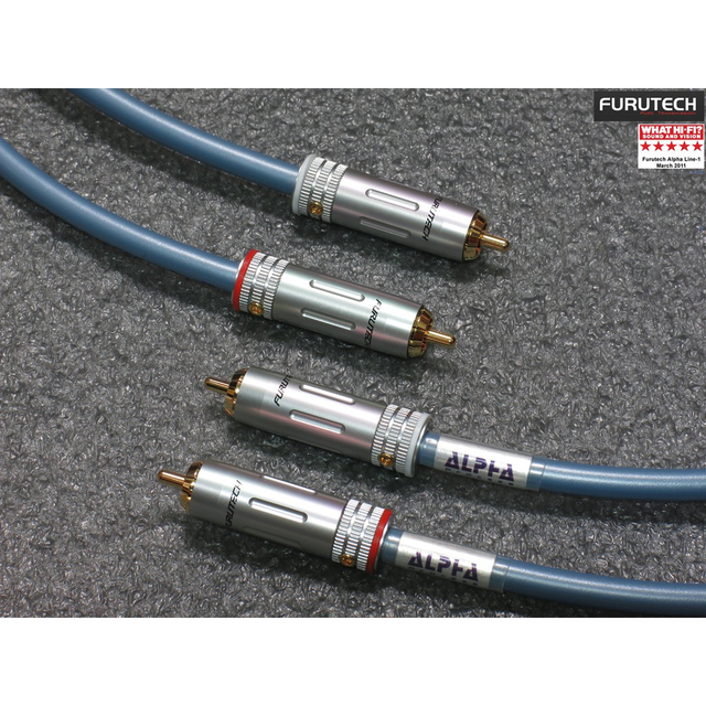 Furutech RCA Cable รุ่น Alpha Line 1 interconnect RCA α (Alpha) μ-OFC conductor ของแท้100 จาก ...