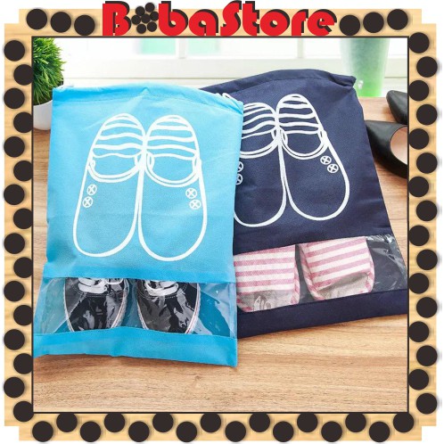 ⭐Bobastore⭐ R030 กระเป๋ารองเท้า กระเป๋าเดินทาง รองเท้าแตะ จัดระเบียบ ...
