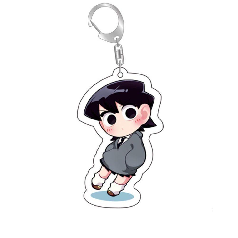 VANES1 Jewelry Komi Can't Communicate Anime Figures Keychain Pendant ...