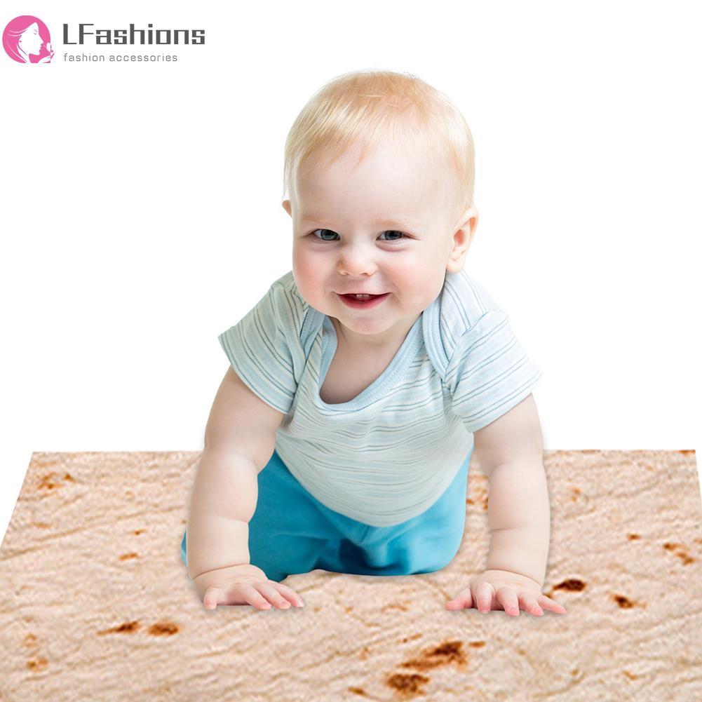 Baby Blankets Tortilla Blanket Travel Nap Wrap Blankets Funny Children ...