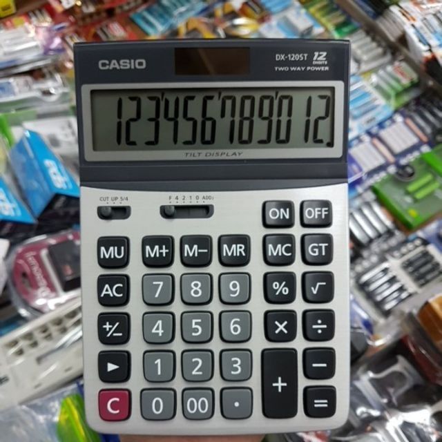 Casio DX-120ST เครื่องคิดเลขตั้งโต๊ะ 12หลัก ของแท้ รับประกัน2ปีจากCMG - od1718 - ThaiPick