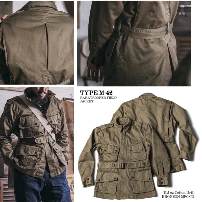 USMC P41 P44 แจ็คเก็ตM-42 แจ็คเก็ตทหารยุคWW ll ผ้าHBT พรีเมี่ยมแท้100% ...