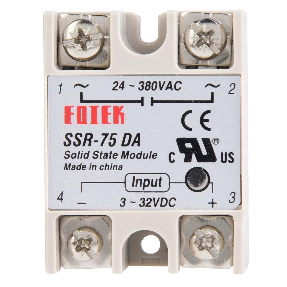[Ready Stock] DC 3-32V to AC 24-380V Single Phase Solid State Relay SSR ...