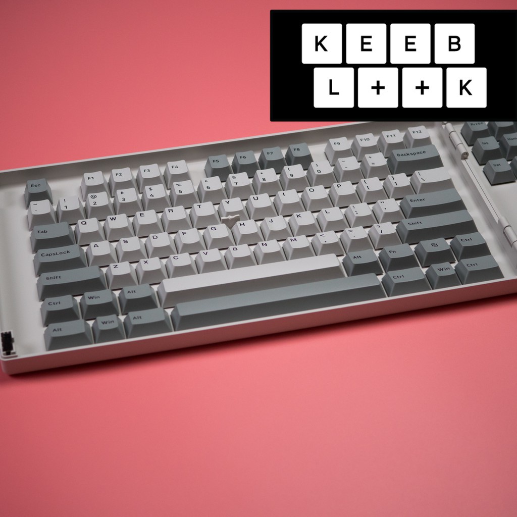 ปุ่มคีย์แคป AKKO Silent Keycap Set (177-key) PBT Double Shot Cherry ...