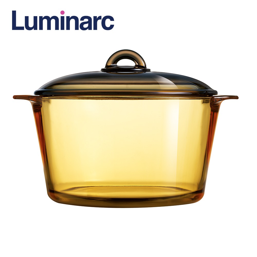 Luminarc France Vitroflam Amber Casserole (5 Litre) หม้อแก้วทนร้อน 5 ...