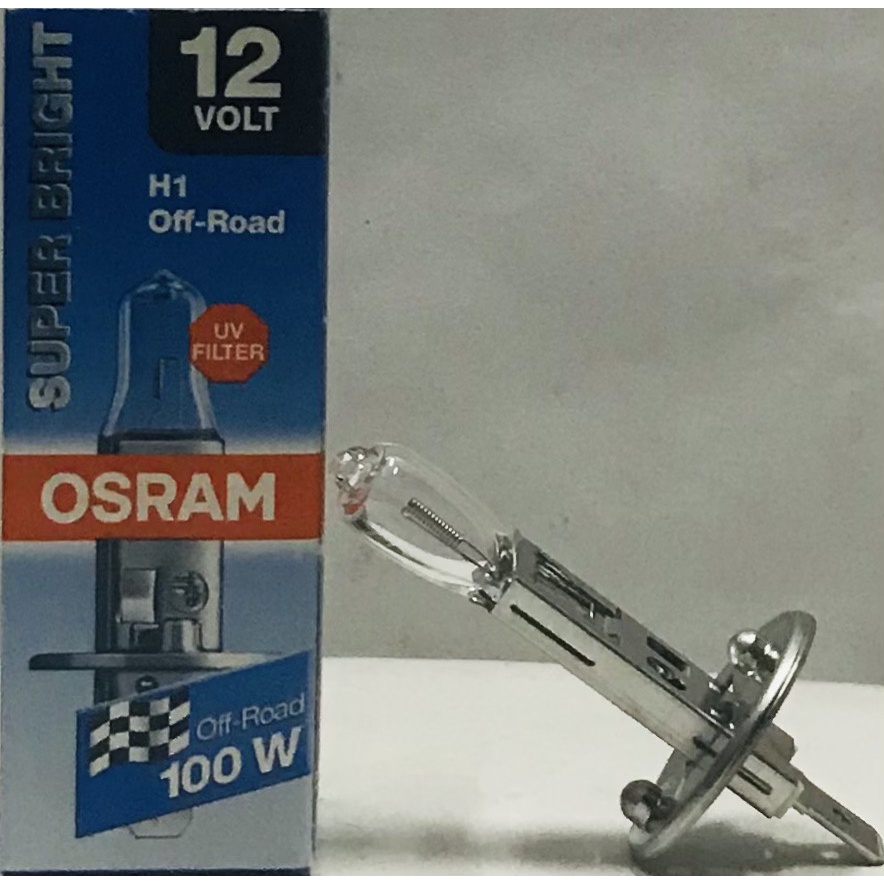 OSRAM หลอดไฟ OSRAM H1 12V 100W Super Bright H 1 Made in Germany ...