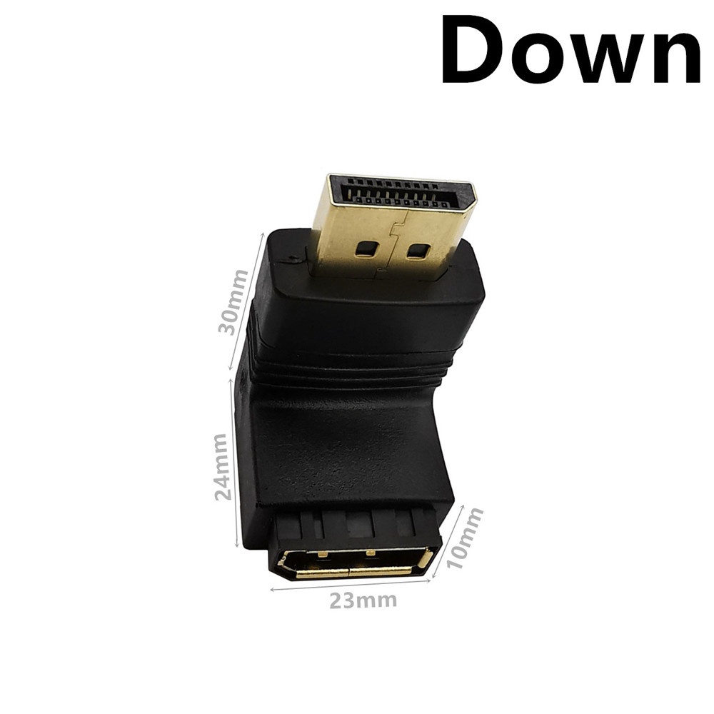 UP Down Left Right Displayport adapter Right angled DP adapter 4k60Hz ...