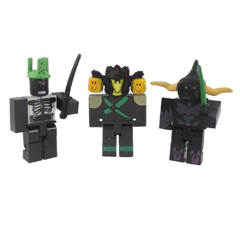 Roblox ของเล่นโมเดลตุ๊กตาฟิกเกอร์ Roblox Building Blocks 12 ชิ้น ...