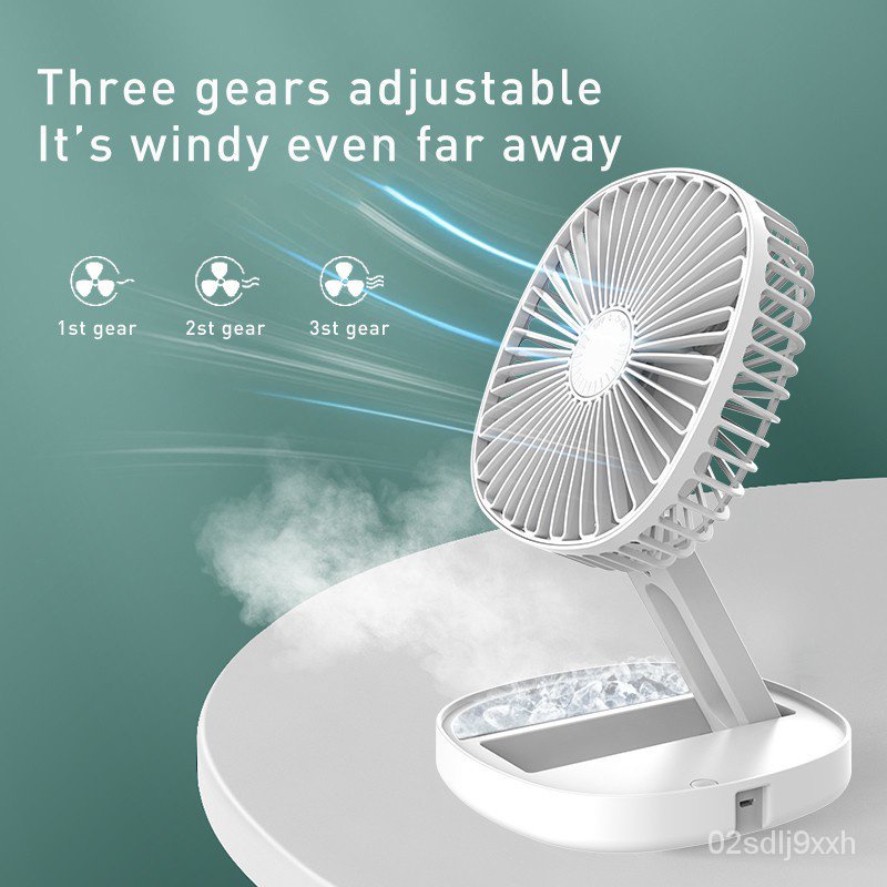 Okk2 Ready StockFoldable Desktop Fan USB Charging Portable Mobile Fan ...