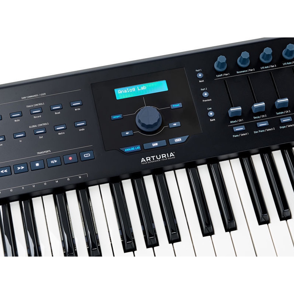 Arturia® Keylab 49 MKII Midi Controller คีย์บอร์ดใบ้ 49 คีย์ (Black ...