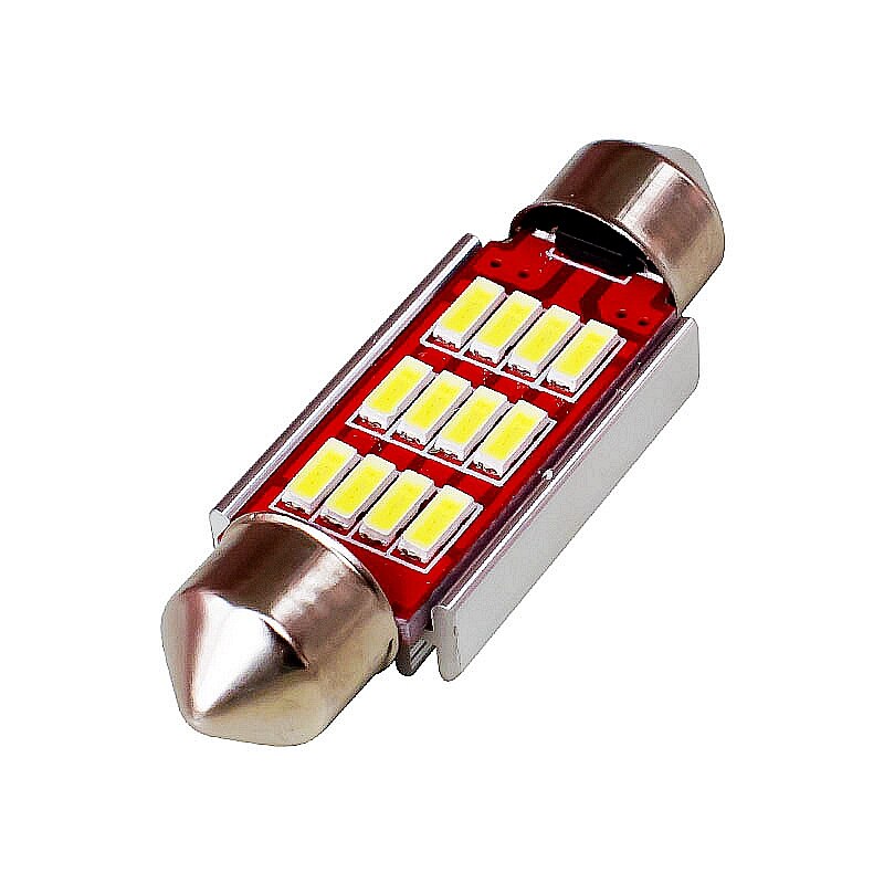 COD100PCS Festoon 31mm 36mm 39mm 41mm C5W Auto Reading Light 12 SMD ...