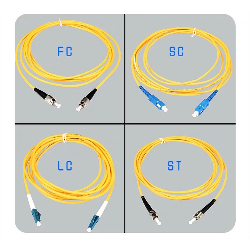 10pcs LCUPC-FCAPC fiber optic patch cord 1 2 3 5 7 10M Simplex ...