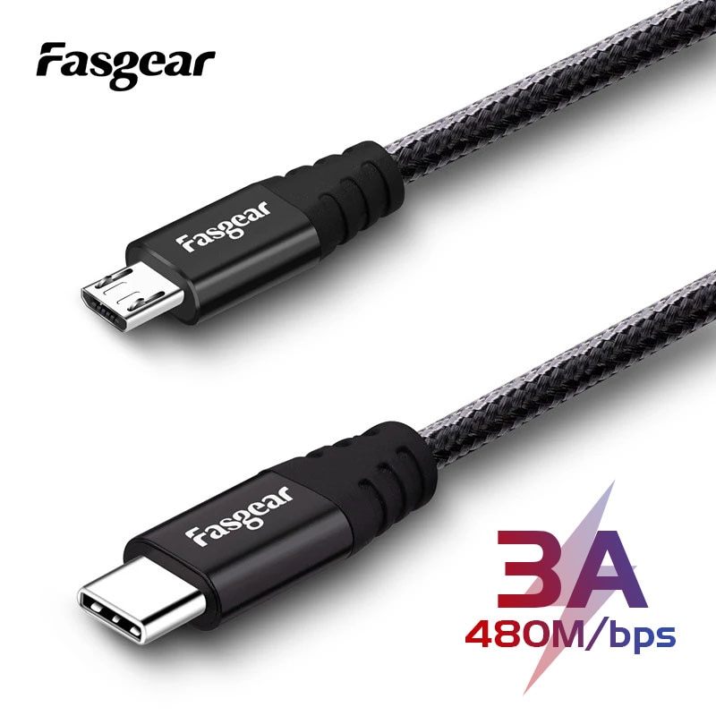 2.4A USB C Charger Cable Threaded Fast Charging Type C Cable For huawei ...