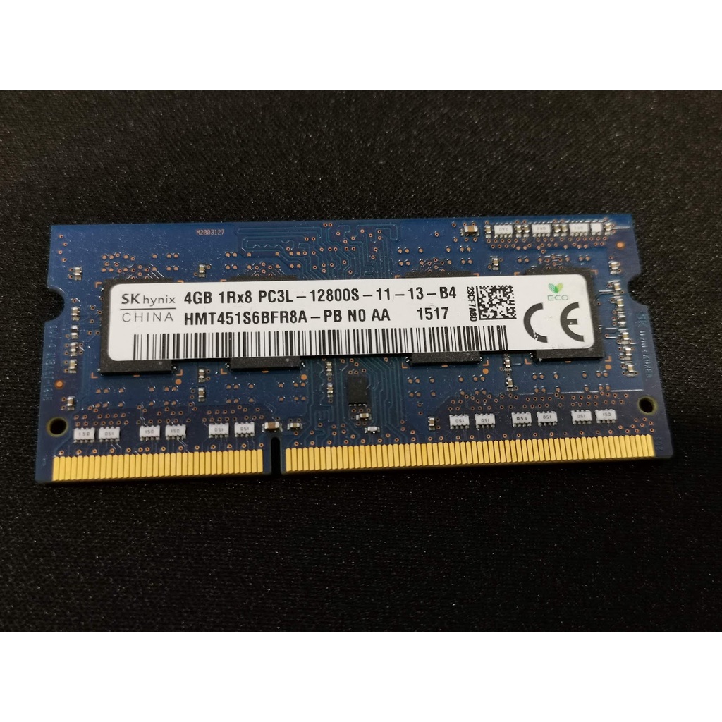 Ram Notebook HMT451S6BFR8A-PB - SK Hynix 1x 4GB DDR3-1600 SODIMM PC3L ...