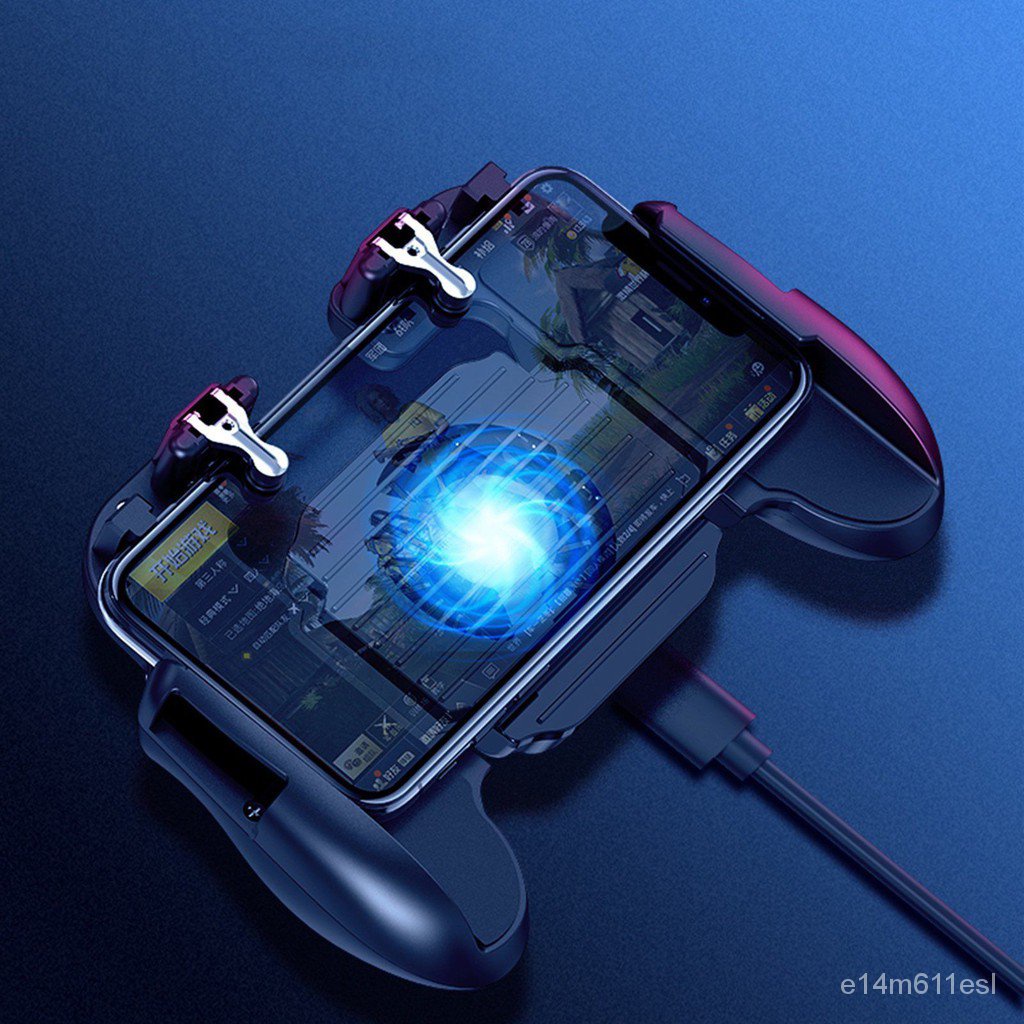 H5+ PUBG Mobile iOS Android Controller Gamepad with Cooling Fan Gaming ...