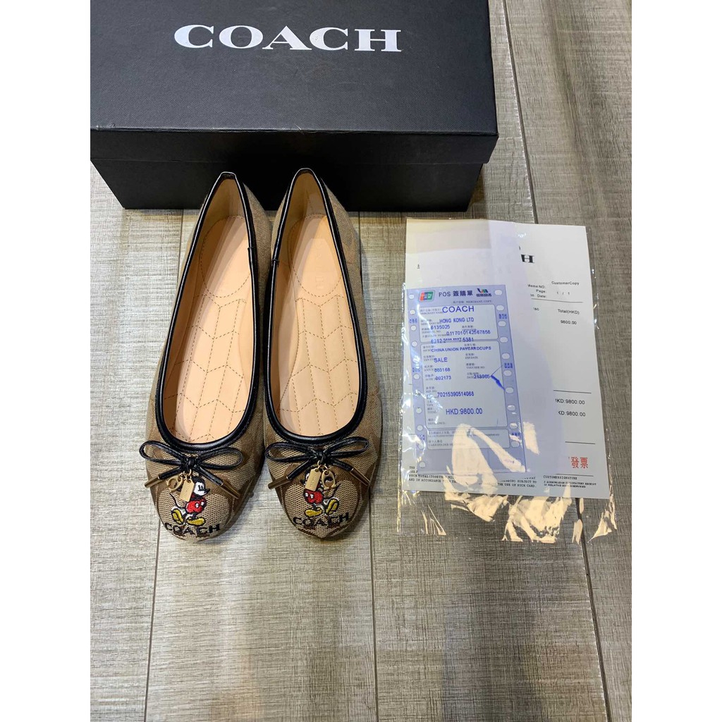 Sepatu Flat Model Coach Original - pengyi1.th - ThaiPick