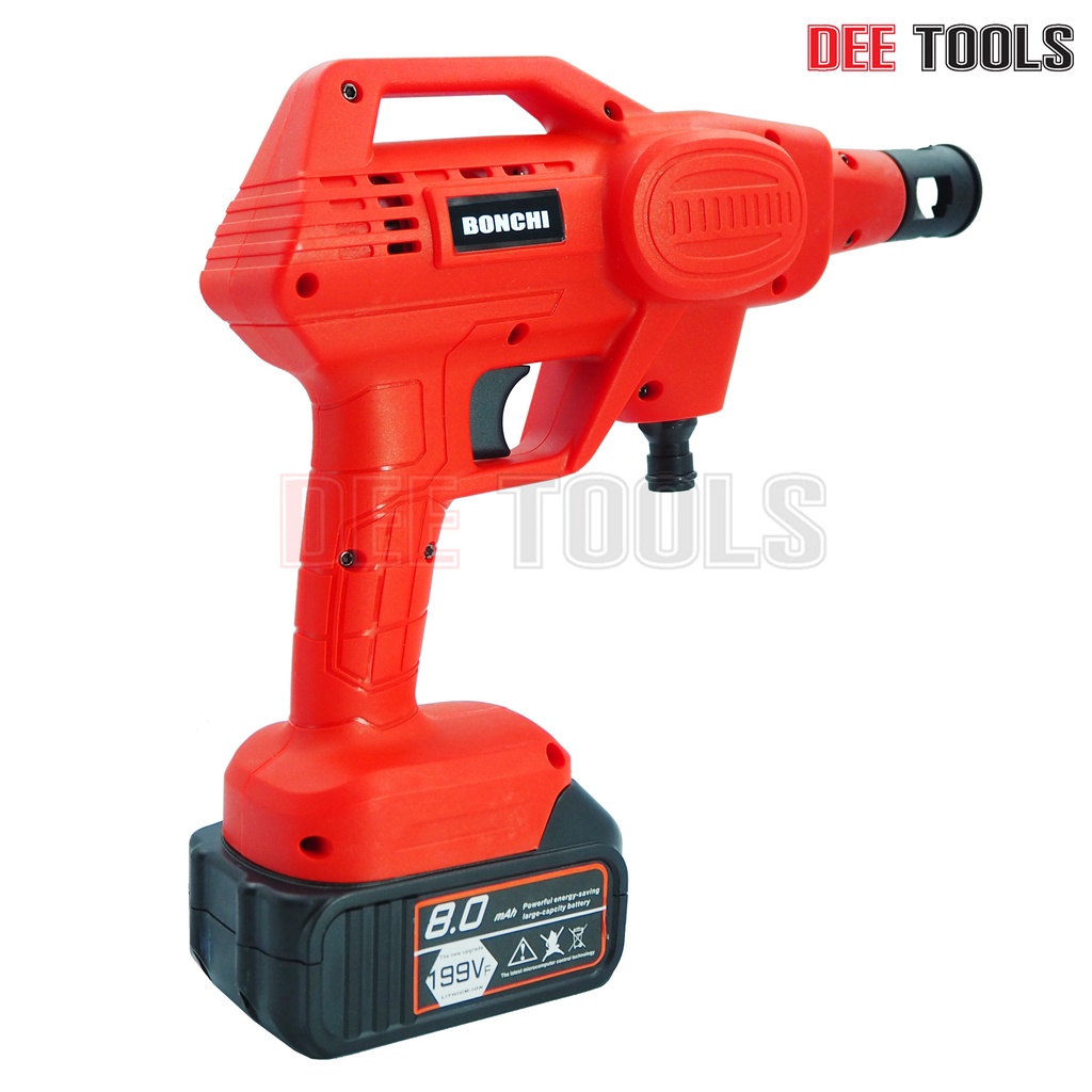 BONCHI เครื่องฉีดน้ำแรงดันสูงไร้สาย ปืนอัดฉีดน้ำแรงดันสูงไร้สาย ปืนอัด ...