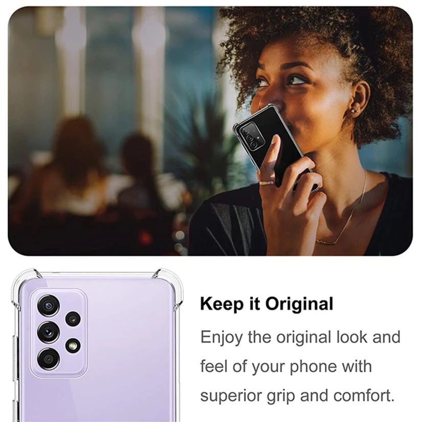 เคสโทรศัพท์มือถือแบบนิ่ม ใส กันกระแทก สําหรับ Samsung Galaxy A53 A73 A33 A32 A52 A52s 5G A72 M53 ...