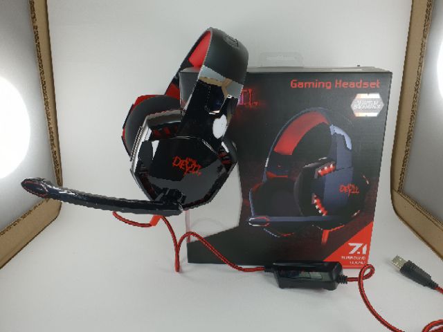 พร้อมส่งทันที ราคาถูกที่สุดในแอฟ Red Devil Gaming Headset หูฟัง หูฟัง ...
