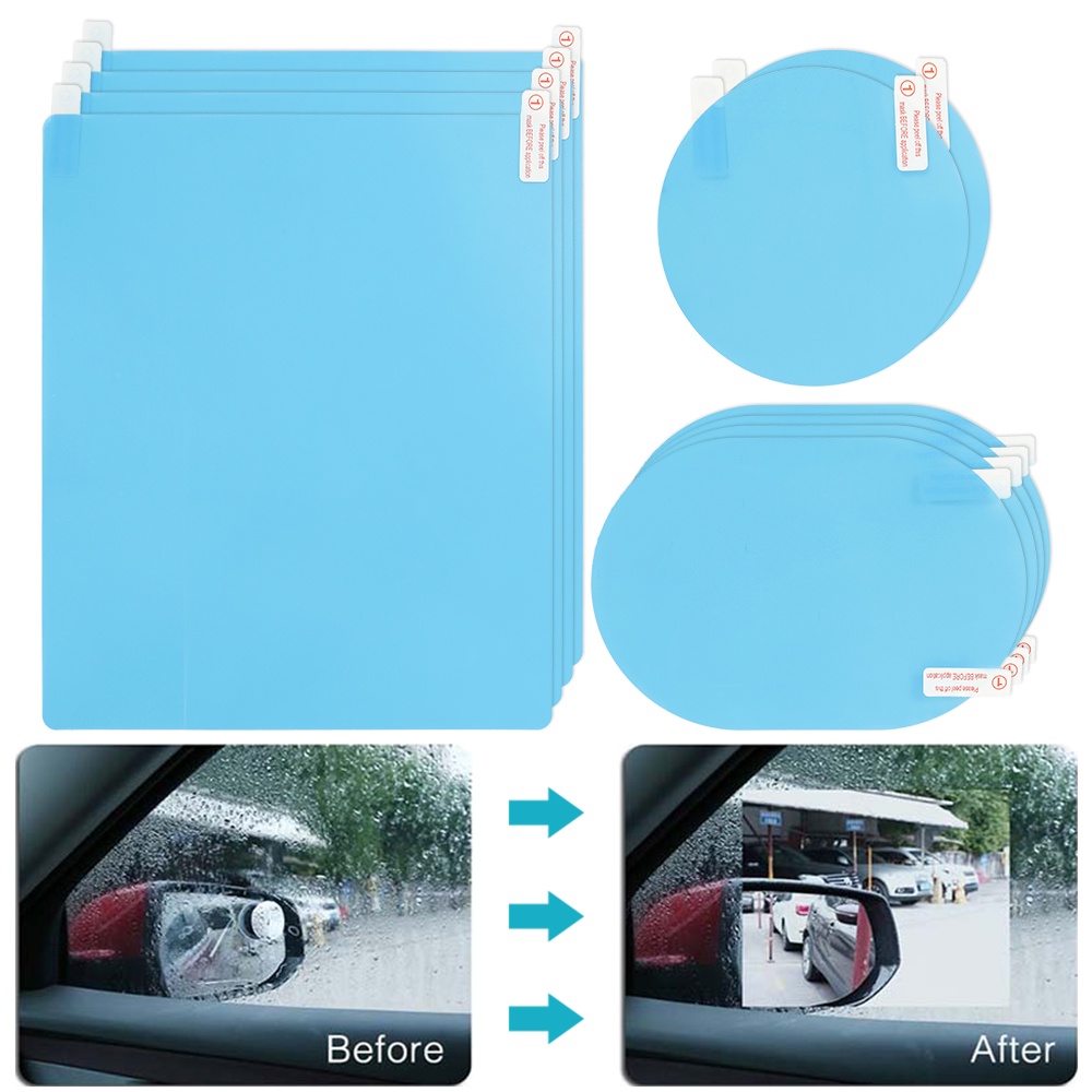 Car Rearview Mirror Protective Film Anti Fog Rain Window Clear ...