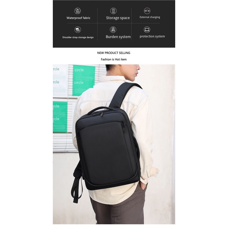 16 19 Inch Backpack For Men Multifunctional Business Notebook Backpack ...