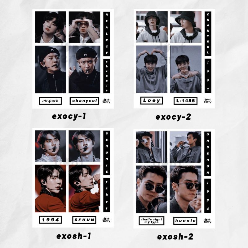สติ๊กเกอร์ Exo สําหรับติดตกแต่ง - dontberry..th - ThaiPick