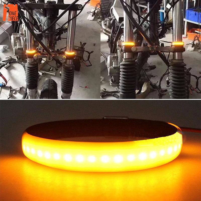 1PC Motorcycle Turn Signal LED Ring Light Motorcycle - onepiece.th ...