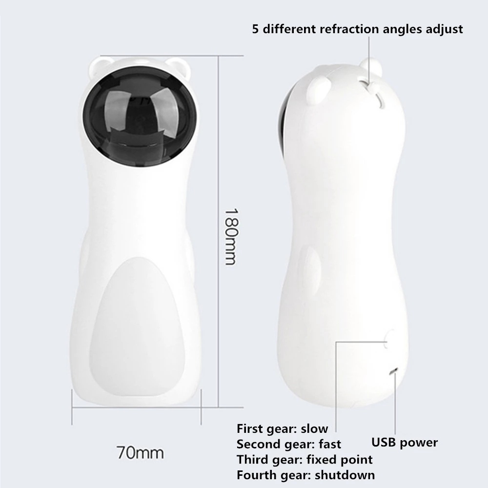 Automatic Cat Toys Pet Laser Machine Interactive Smart Teaser Moving ...