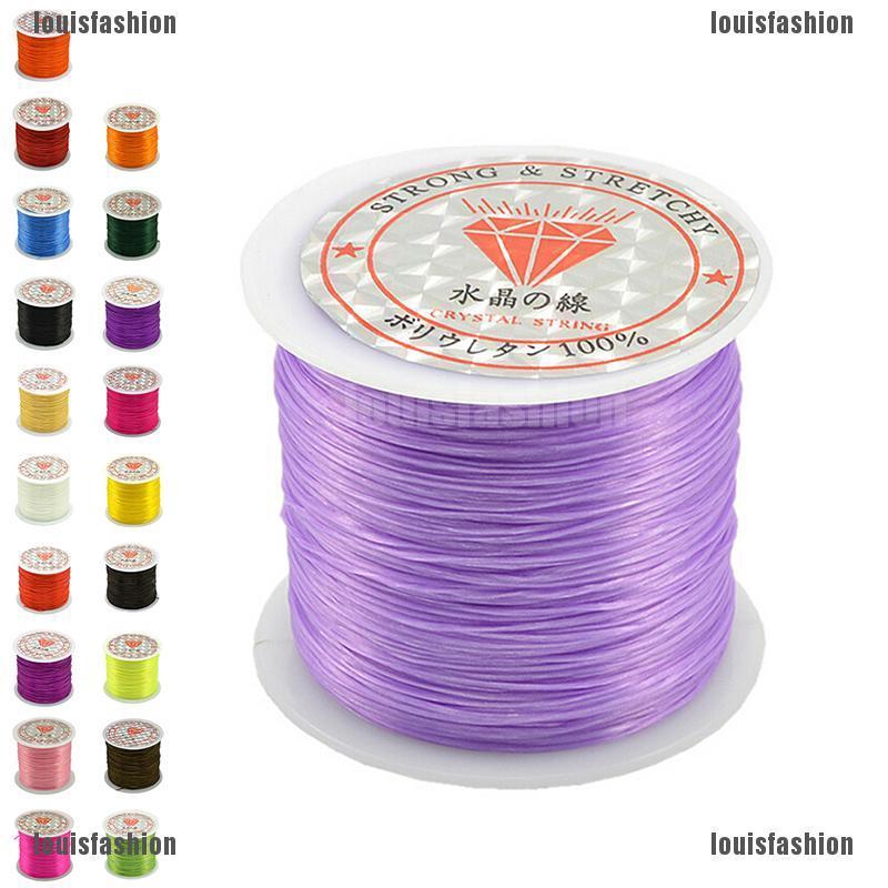 thro 50M Strong Stretch Elastic Cord Wire rope Bracelet Necklace String ...