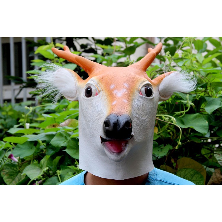 Dinosaur Costume Mask Animal Crocodile Latex Funny Props Headgear Mask ...