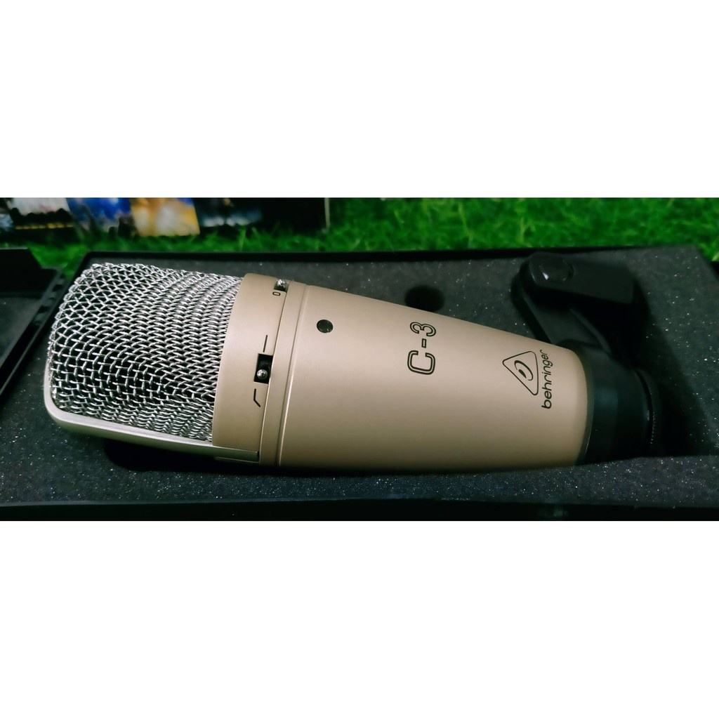 BEHRINGER C-3 STUDIO MICROPHONE C3 ไมค์ อัดเสียง พูด ร้อง งานสตูดิโอ ...