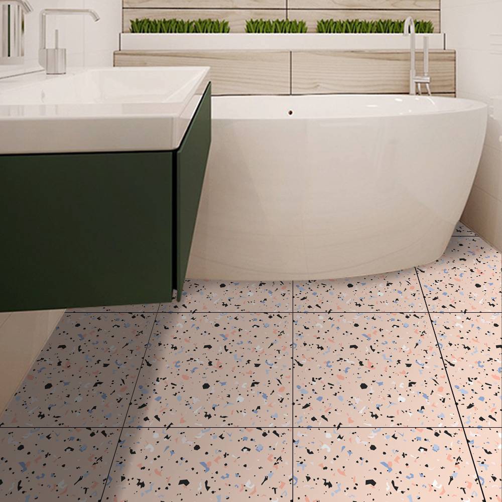 10 pieces New imitation terrazzo stickers self-adhesive tile stickers ...