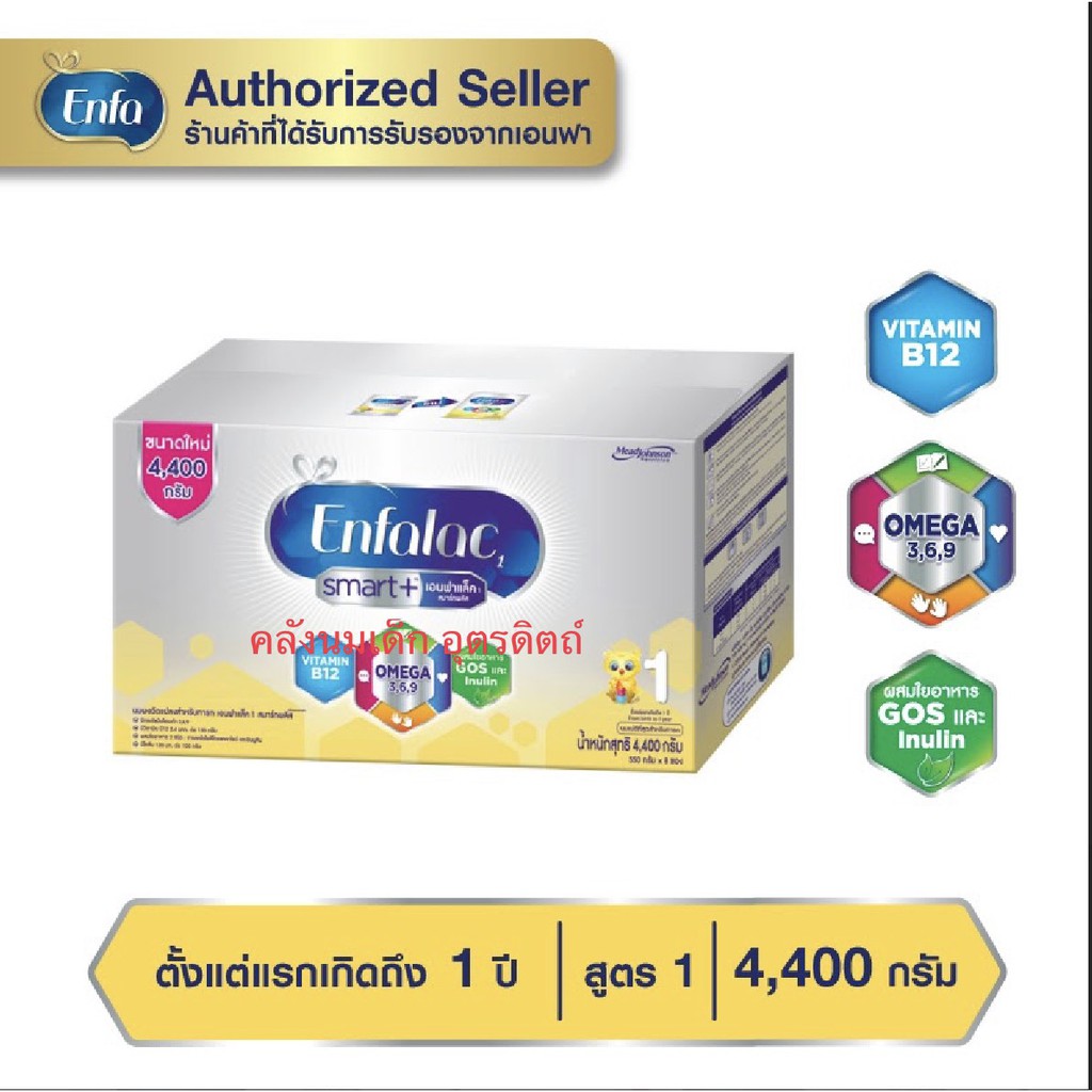 ของเล่น enfagrow เอนฟาแล็ค สมาร์ทพลัส สูตร 2 4400 กรัม enfalac smart 2 ...