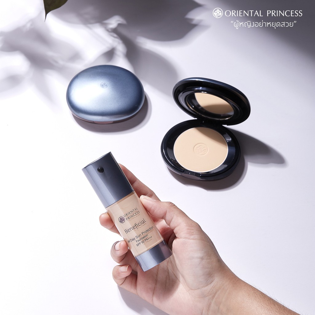 อัลลินOriental Princess Beneficial All Day Sun Protection Foundation ...